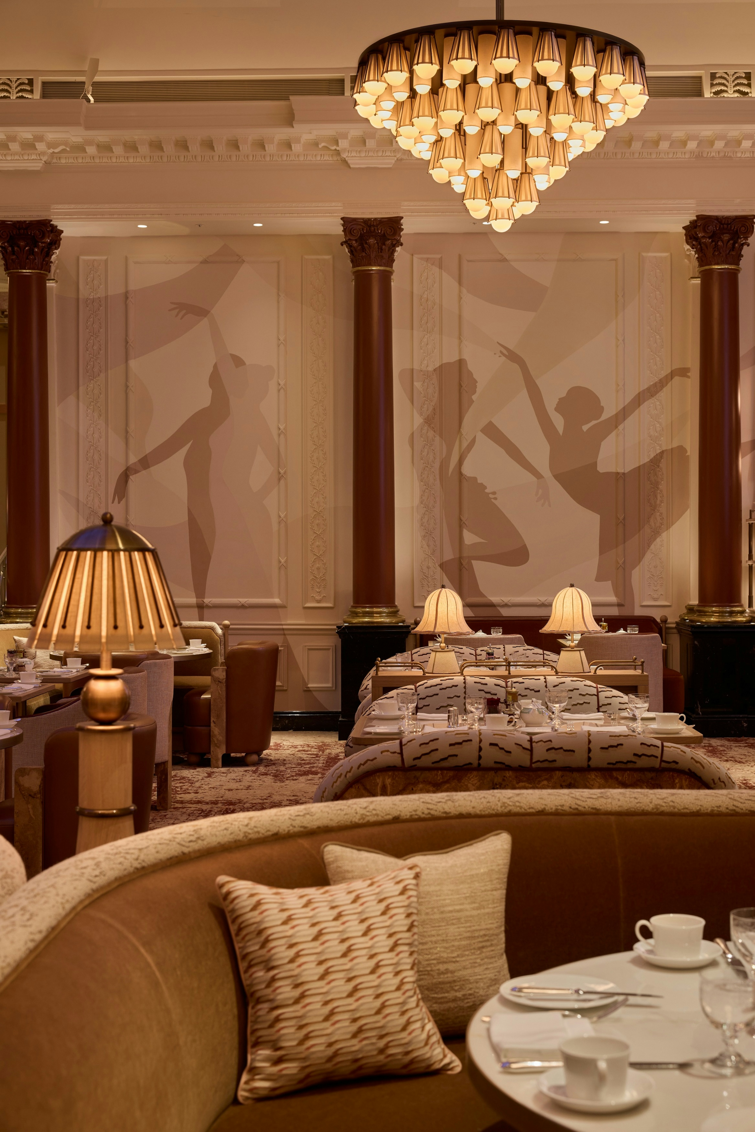 A closer look inside the theatrical new Gallery restaurant at The Savoy ...