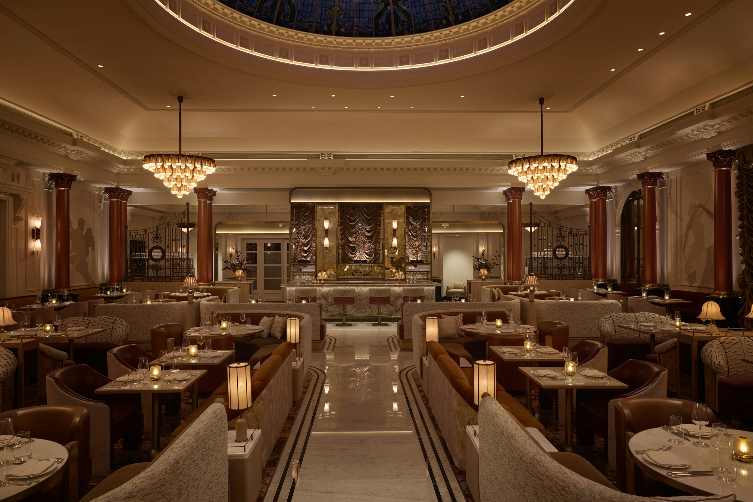 A closer look inside the theatrical new Gallery restaurant at The Savoy ...